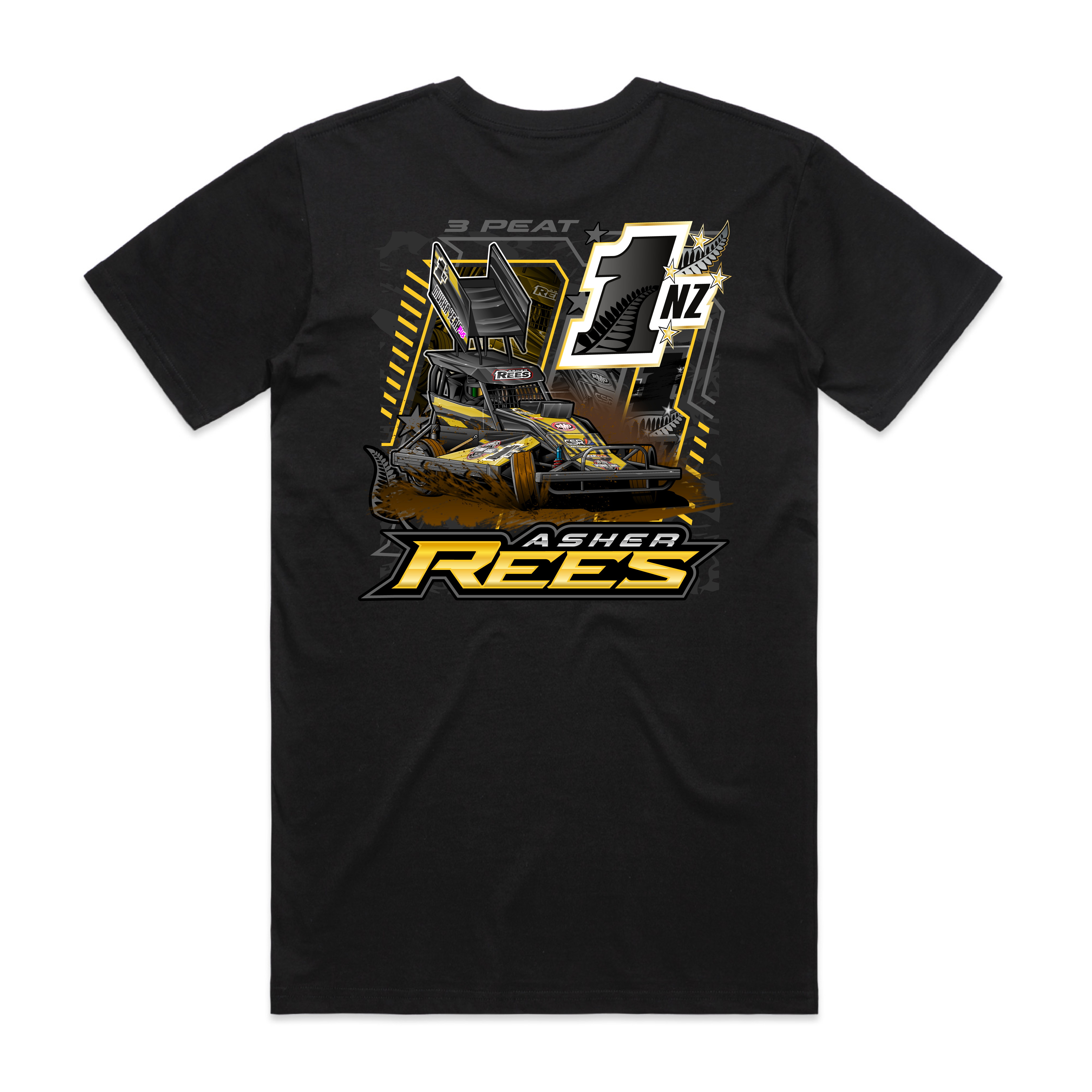 Asher Rees 3 Peat Kids T-Shirt